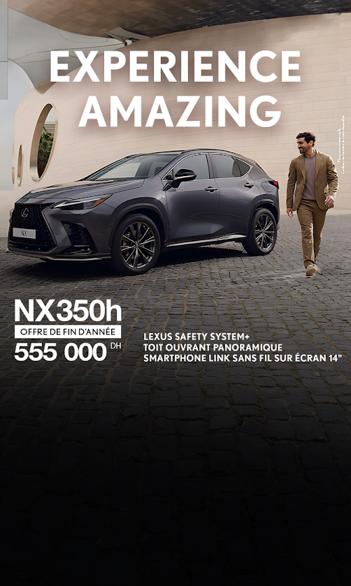 Bienvenue sur le site de Lexus Maroc.