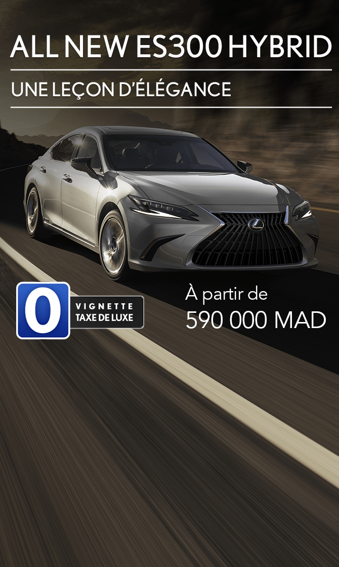Bienvenue sur le site de Lexus Maroc.
