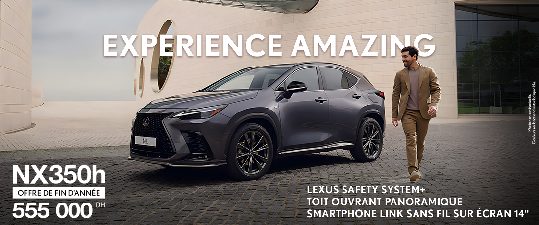 Bienvenue sur le site de Lexus Maroc.