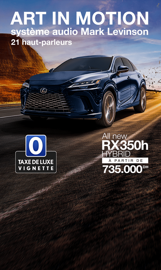 Bienvenue sur le site de Lexus Maroc.